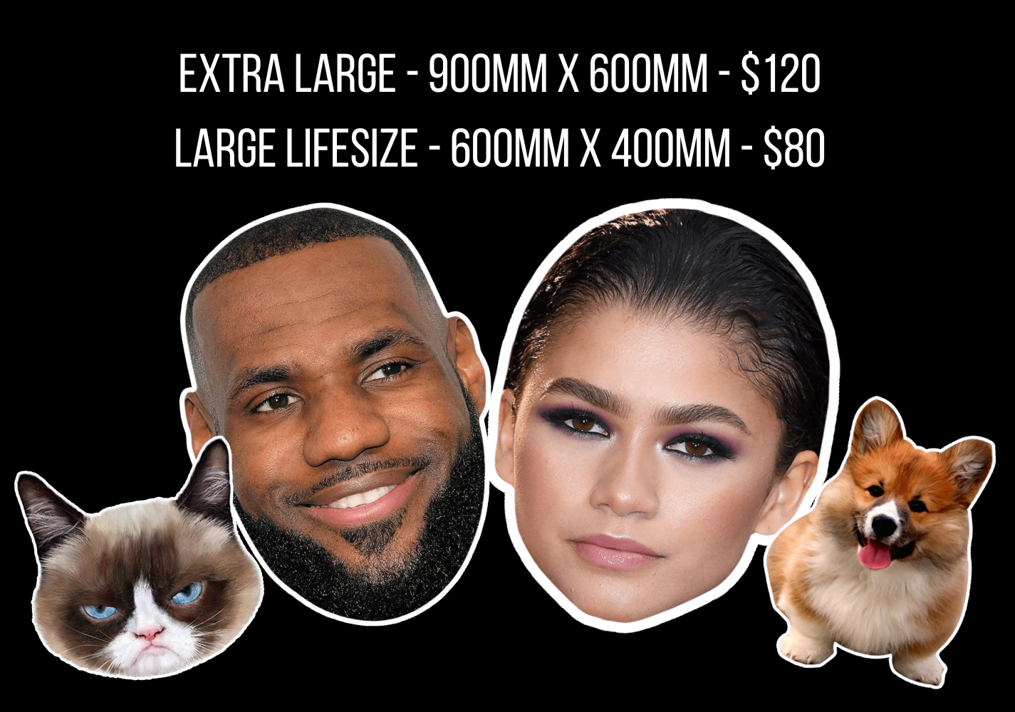 Big Head Props - Cherish Photobooth