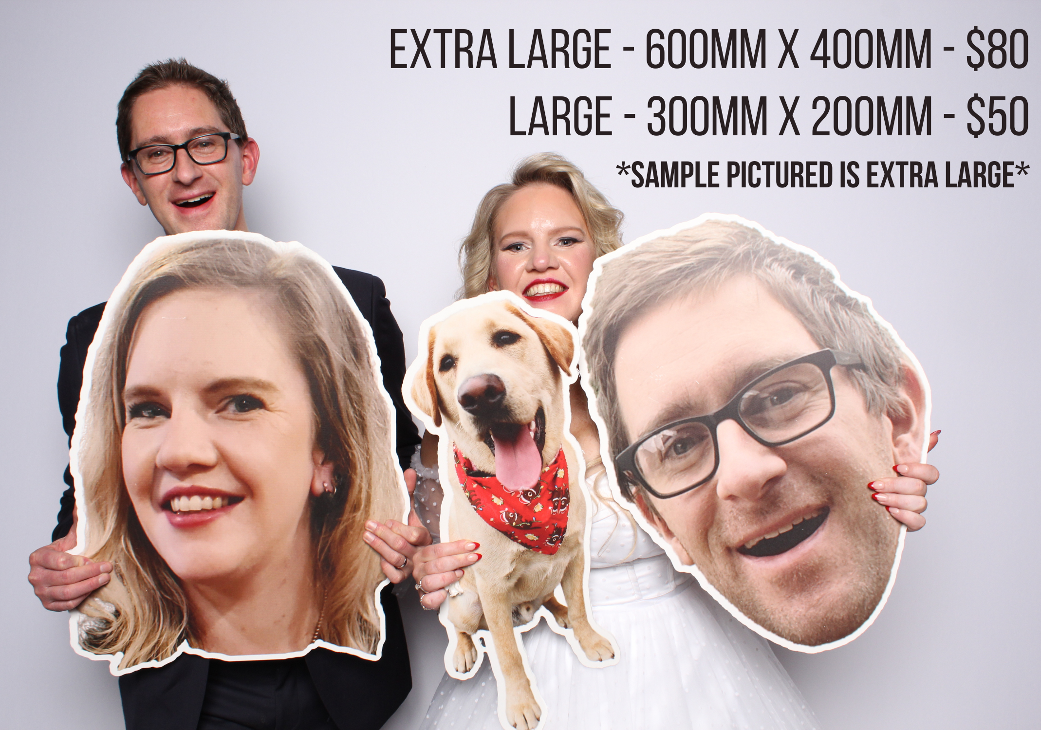 Big Head Props - Cherish Photobooth